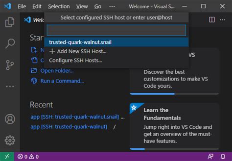 Connecting Via SSH Editing A Project In VS Code Glitch Tutorials Glitch Community Forum