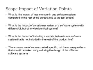 Software Product Line Testing In Practice PPTX