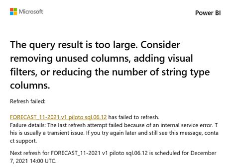 Scheduled Update Issu Connecting Power Bi X Microsoft Fabric Community