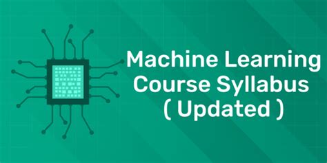 Machine Learning Course Syllabus Updated Entri Blog