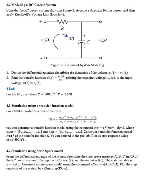 Solved Experiment Title Electrical System Modeling And