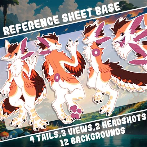 Avali Reference Sheet Base Instant Download Etsy