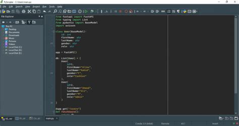 How To Create A Fastapi Server And Python Gui Client App To Manage Employees