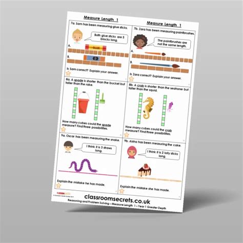Year 1 Measure Length Using Objects Reasoning And Problem Solving 2