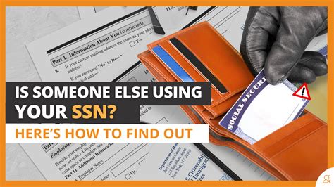 Is Someone Using Your Ssn Key Signs And What To Do Next