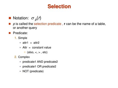 Ppt Relational Algebra Powerpoint Presentation Free Download Id 269141