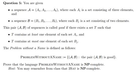 question 5 you are given a sequence a a1 a2