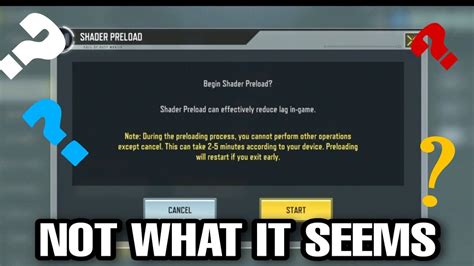 Does Shader Preload Actually Work Call Of Duty Mobile Youtube