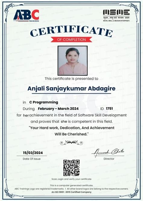 Anjali Abdagire On Linkedin Cprogramming Clanguage Programming