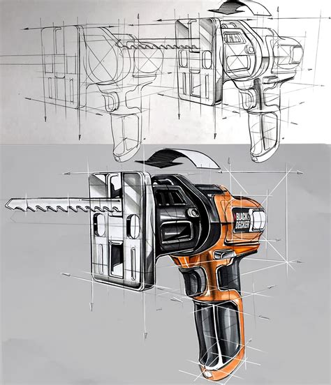Industrail Design Sketch Marker Rendering Tutorial Behance