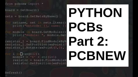 making keyboard pcbs with python part 2 moving components with pcbnew
