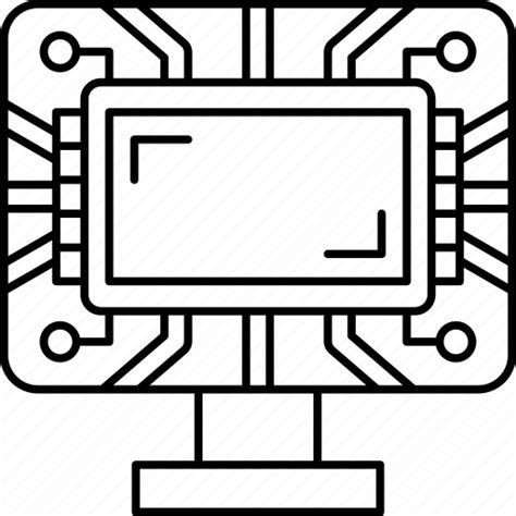 Computer Architecture Software Programming System Icon Download