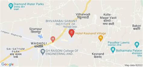 Jspms Bhivarabai Sawant Institute Of Technology And Research Pune