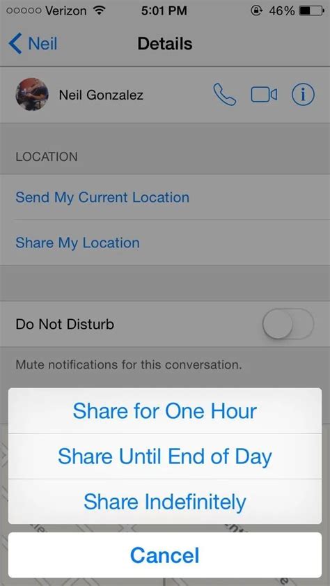How To Send And Share Your Iphones Current Location In Ios 8 « Ios And Iphone Gadget Hacks