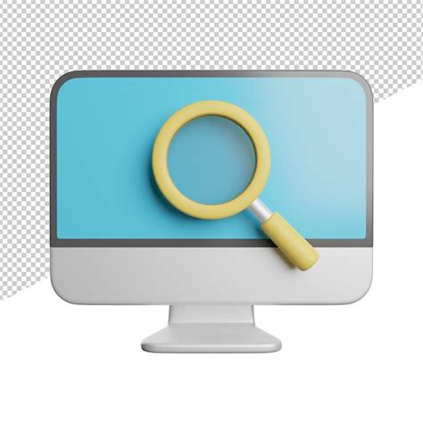 Premium Psd Search Engine Optimization A Computer Monitor With A