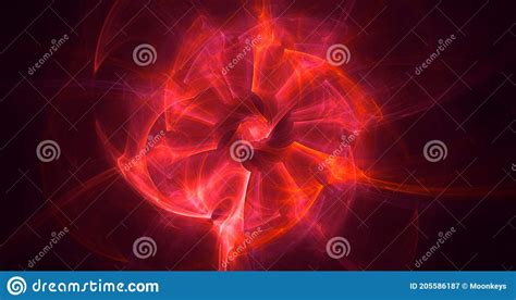 3d Rendering Abstract Multicolor Fractal Light Background Stock Illustration Illustration Of