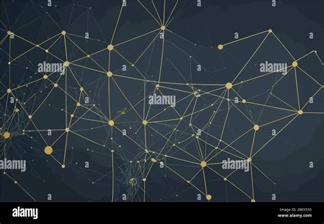 Complex Vector Background Image Inspired By The Concept Of Connection