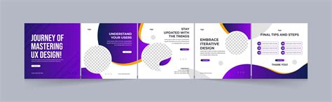 How To Be Better Ux Designer Media Carousel Carousel Template For Design Coach 43382998 Vector