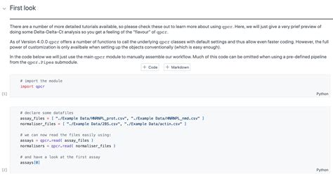 Tutorials — Qpcr 410 Documentation