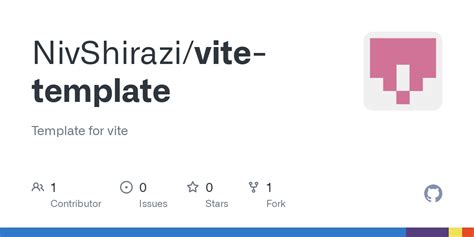 GitHub - NivShirazi/vite-template: Template for vite