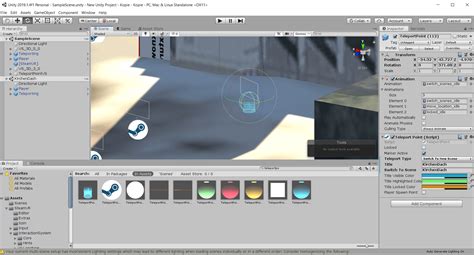 Steamvr Teleportpoints Switch To New Scene Runity3d