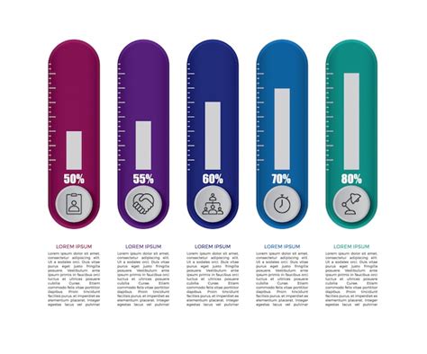 premium vector graph elements set