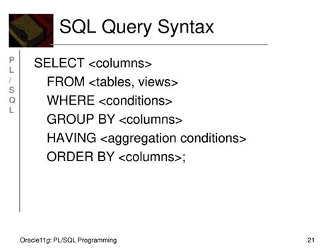 Oracle11g: PL/SQL Programming Chapter 1 Introduction to PL/SQL. - ppt download