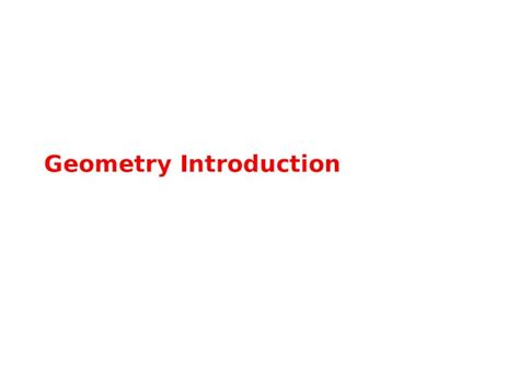 Pptx Geometry Introduction Topic Introduction Two Lines Intersection