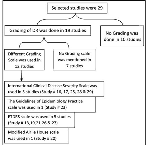 Represents Flow Chart Of Dr Classification Grading Total