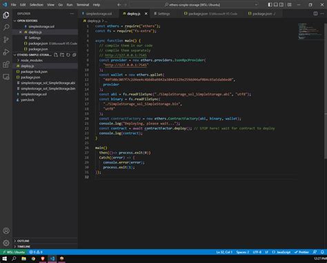 Lesson Deploying With Ganache Smartcontractkit Full Blockchain Solidity Course Js