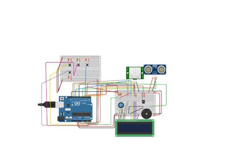 Circuit Design Health Monitoring System Tinkercad