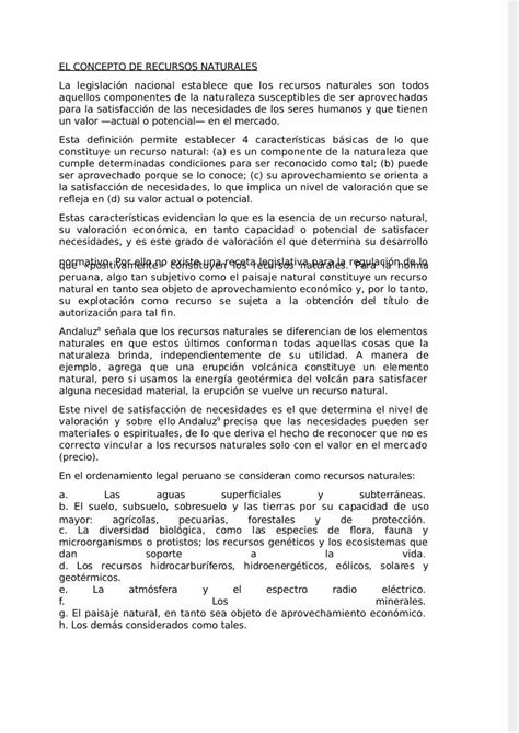Pdf El Concepto De Recursos Naturales Dokumen Tips