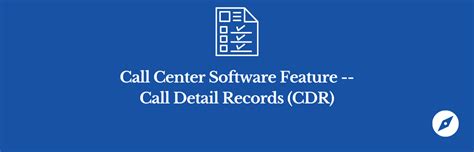 Call Detail Record Cdr Feature Overview