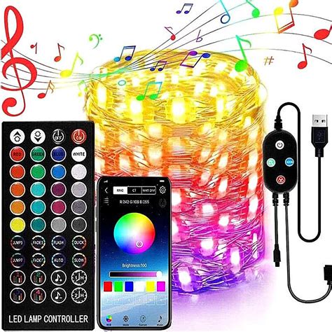Smart Led String Lights Bluetooth App Intelligente Grandado