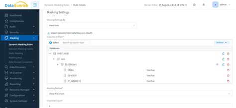 data masking for sap hana
