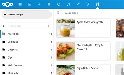 Missing Search Bar Issue Nextcloud Cookbook GitHub