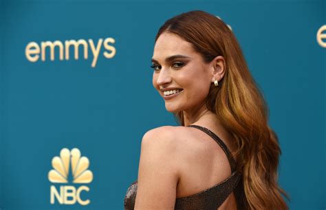Lily James Debuted A New Look At The Emmys And Its A Major Fall Trend