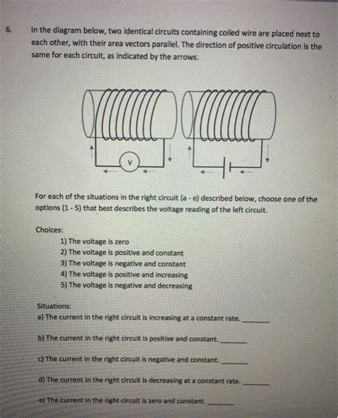 Solved 6 In The Diagram Below Two Identical Circuits