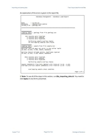 Surpac Geological Modelling 3 PDF