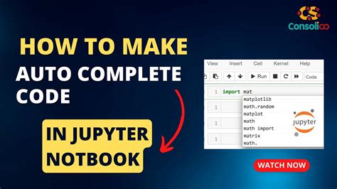 Auto Code Completion In Jupyter Notebook Code Suggestions Youtube