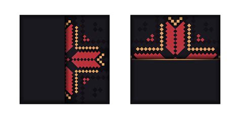 슬로베니아 패턴이 있는 블랙 프린트 디자인 엽서를 위한 고급스러운 템플릿 0명에 대한 스톡 벡터 아트 및 기타 이미지 0명 기하 도형 꽃 식물 Istock