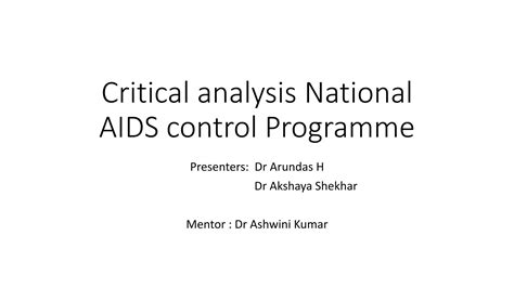 Nacp Iv Critical Analysis Ppt