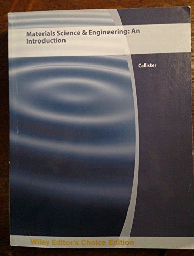 9780470419977: Materials Science and Engineering: An Introduction, 8th Edition - AbeBooks ...