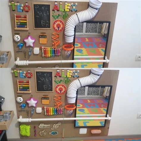 Placa Ocupada Brinquedos Diy Montessori Bebê Placa De Atividade