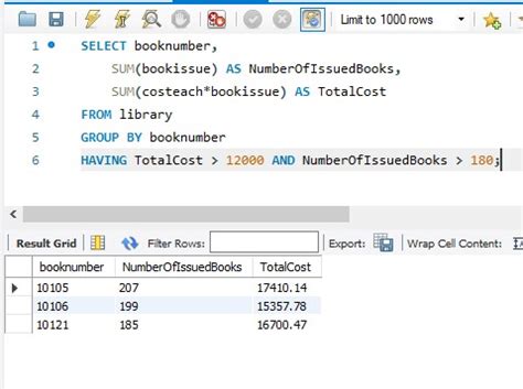 Having And Alias Clause In Mysql