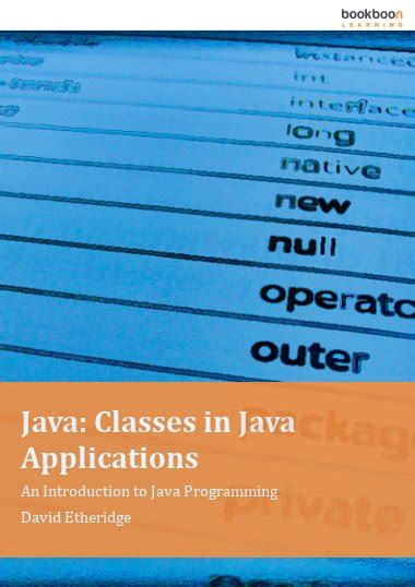 Java Classes In Java Applications