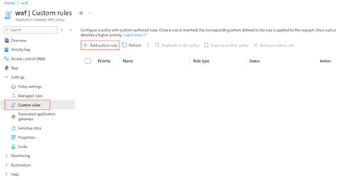 Azure Waf Custom Rule을 통한 특정 도메인 접근 제한 설정 베스핀글로벌