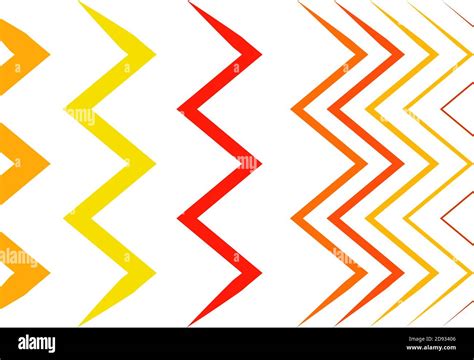 Corrugated Wrinkled Wavy Zig Zag Criss Cross Lines Abstract Colorful Red Orange Geometric