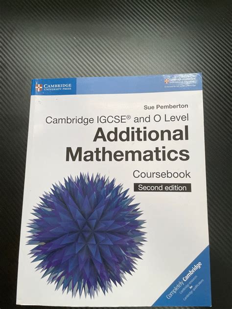 Cambridge Igcse And O Level Additional Math Coursebook 2nd Edition Hobbies And Toys Books