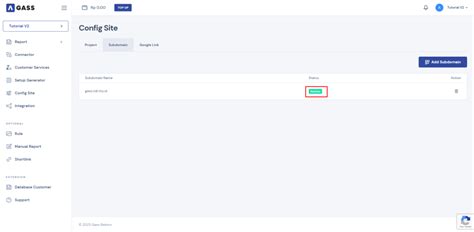 setup subdomain gass reborn